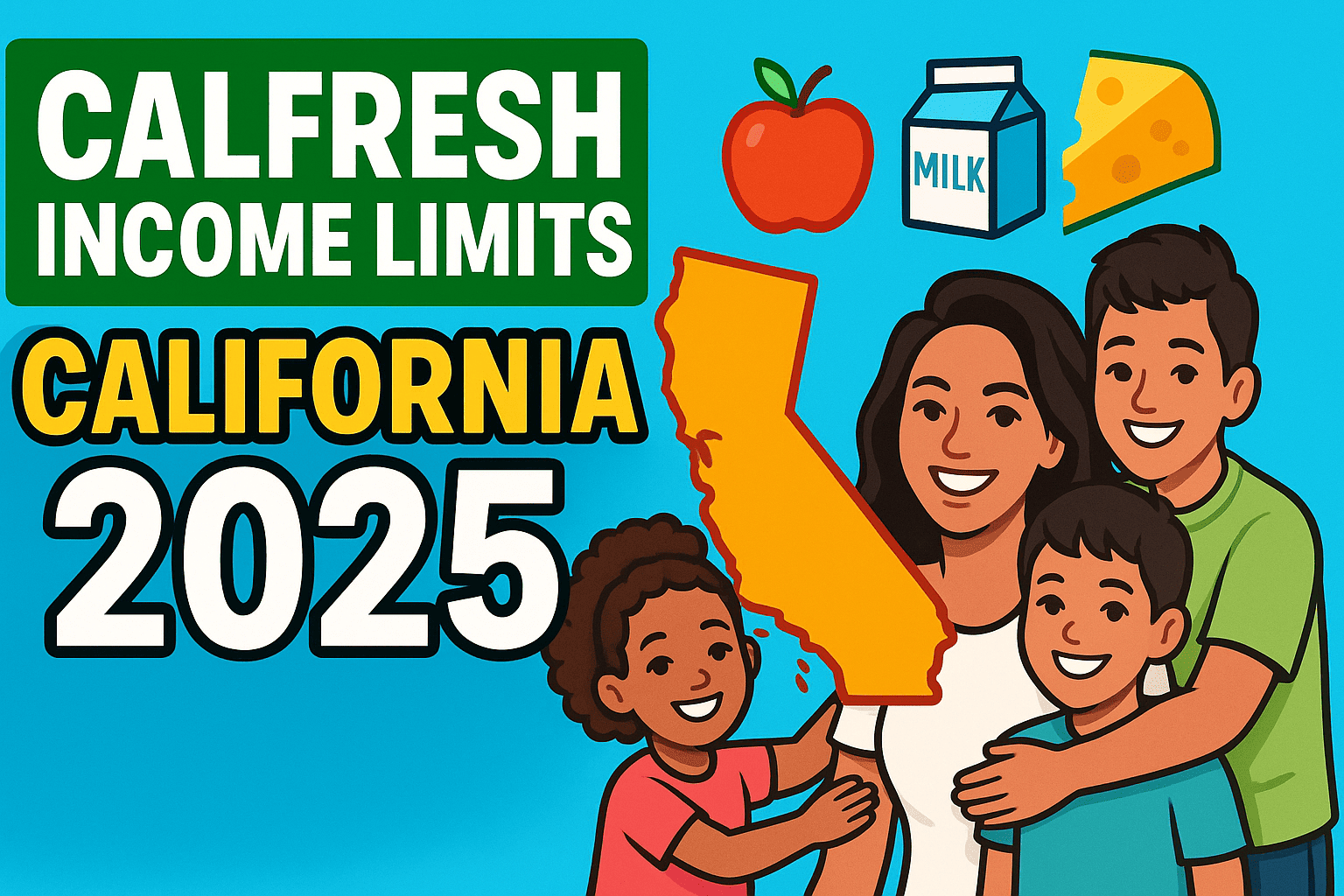 California CalFresh Income Limits 2025 (Full Chart + Examples & How to ...