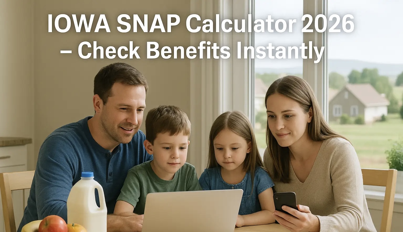 Iowa SNAP Eligibility Calculator 2026: Get Benefits in 60 Sec